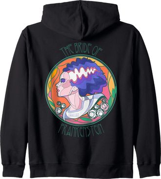 Universal Monsters Bride Stain Glass Side Profile Kapuzenjacke
