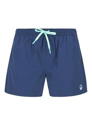 North Sails Herren Badeshorts blau unifarben