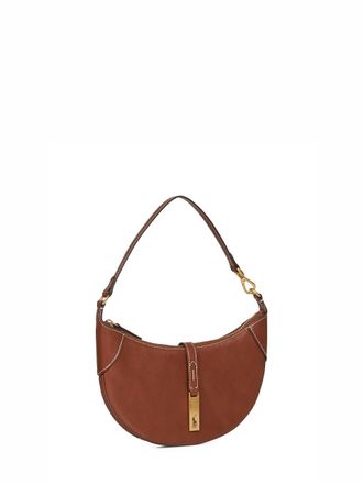 Polo Ralph Lauren Womens Mini Calf Leather Shoulder Bag Brown