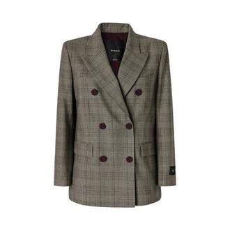 Pinko New Guinea Check Blazer - - Jackets - Damen - Mehrfarbig - XS