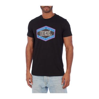 Diesel Kurz&auml;rmeliges T-Shirt - - Tops - Herren - Schwarzk - L
