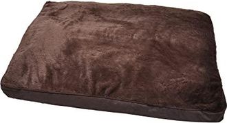 LOVE STORY Rechteckiges Kissen Newton, 100 x 70 cm, Schokoladenbraun