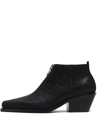 Bimba & Lola bottines zippées à bout pointu - Noir