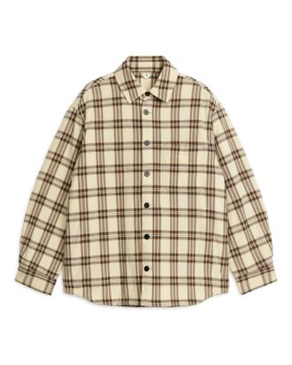 Arket Wattiertes Overshirt -Beige