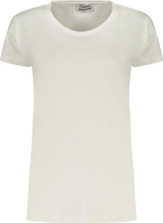 Freddy Femme, Tops, Blanc, Taille: 44 FR T-shirt &agrave; manches courtes