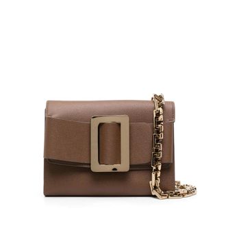 Boyy Umh&auml;ngetasche aus Leder mit Schnallendetail - - Bags - Damen - Braun - ONE SIZE