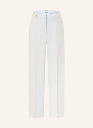 Seductive Seductive Marlenehose Domenica Mit Leinen blau