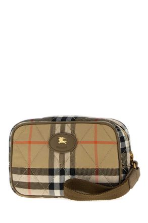 Burberry Horseshoe Pouch - Beige