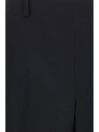 Khaite Womens Trousers Grenare Black Polyester