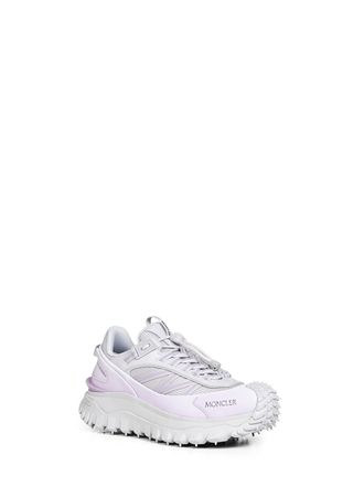 Moncler Womens Sneakers Purple Trailgrip Cotton Trainers