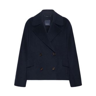 Max Mara Damen, M&auml;ntel, Blau, MGr&ouml;&szlig;e