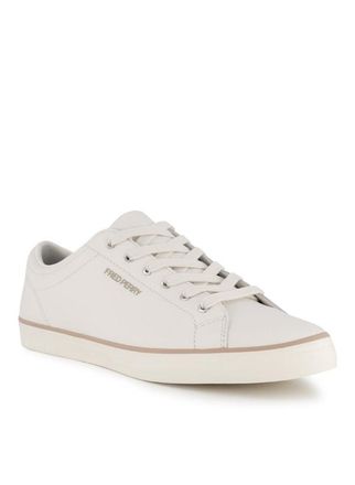 Fred Perry Herren Sneaker wei&szlig; Glattleder