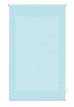Blindecor Rollo Flecken, Stoff, Türkis, 160 x 250 cm