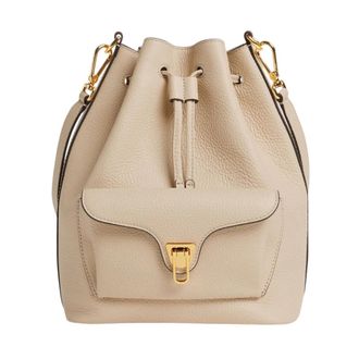 Coccinelle Beat Bucket Bag - - Bags - Damen - Beige - ONE SIZE