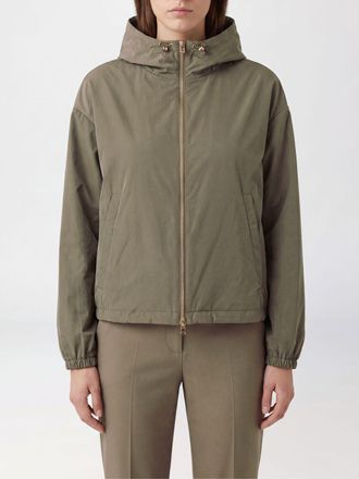 Herno Kurze wasserabweisende Windjacke aus Taft mit Kapuze und Stehkragen