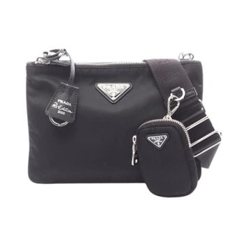 Prada Pre-owned Re-Edition 2000 Schultertasche aus Nylon und Saffiano-Leder - - Pre-owned - Damen - Schwarzk - ONE SIZE