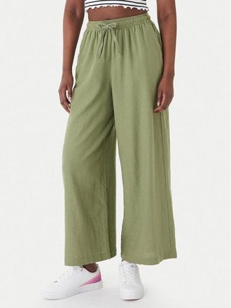 Roxy Stoffhose Lekeitio Break ERJNP03545 Gr&uuml;n Wide Leg
