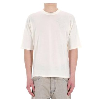 Roberto Collina Homme, Tops, Blanc, Taille: M T-shirts et Polos Blancs Élégance Légère