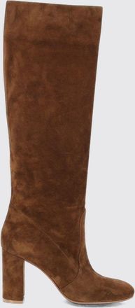 Gianvito Rossi Kniehohe Glen Wildlederstiefel mit Blockabsatz