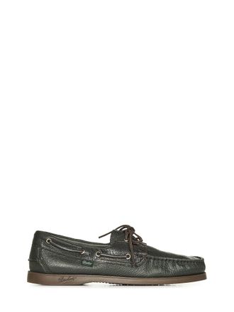 Paraboot Mens Loafers Green Leather
