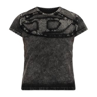 Diesel Femme, Tops, Gris, Taille: 42 FR T-Mely-Cup Top