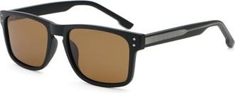 Generic Lunettes De Soleil Polaris&eacute;es Tendance For Hommes Et Femmes, Id&eacute;ales For Les D&eacute;placements Quotidiens, Les Vacances &Agrave; La Plage Et Le Sport.(Brown)