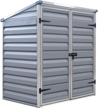 Palram Canopia Aluminium Gerätebox Voyager Dunkelgrau 90x139x147 cm - Palram