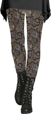 Generic MEIbax Femmes Halloween Leggings &Eacute;lastique Taille Haute Anti-Cellulite Imprim&eacute; Legging Confortable D&eacute;contract&eacute;s Respirant Pantalon de Yoga Quotidien C