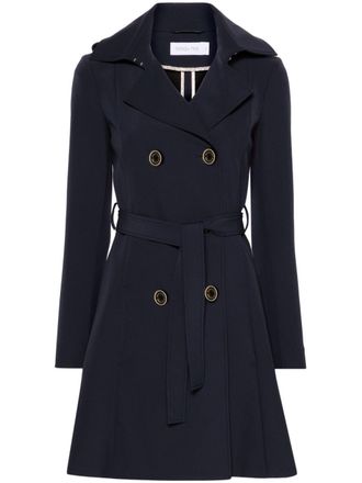 Patrizia Pepe trench &agrave; boutonni&egrave;re crois&eacute;e - Bleu