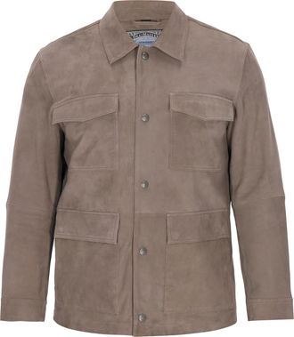 Dreimaster Dreimaster Jacke M&auml;nner taupe grau