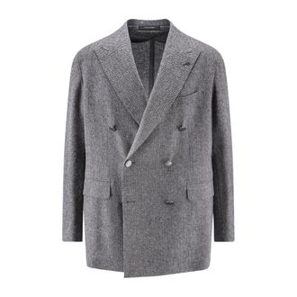 Tagliatore Homme, Vestes, Gris, Taille: 2XL Blazer Double-Boutonni&egrave;re &agrave; Chevrons