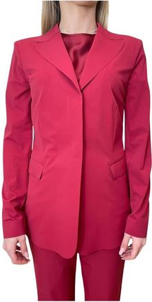 Max Mara Femme, Vestes, Rouge, Taille: 36 FR Mmlpalo Jacket