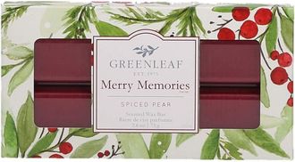 Greenleaf Gifts Duftwachsriegel aus Soja-Mischung, f&uuml;r Wachsw&auml;rmer, Heimdekoration, Merry Memories