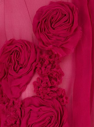 Dries Van Noten Womens Shirt Fuchsia Silk Blouses