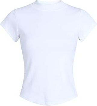 Topshop T-shirt col rond en coton m&eacute;lang&eacute;
