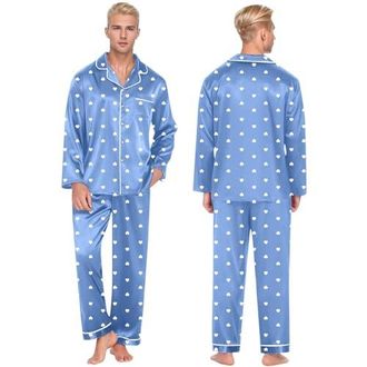 Generic 2026 Saint Valentin doux et confortable : ensemble de v&ecirc;tements pour couple avec imprim&eacute; coeur, parfait pour les loisirs d&eacute;contract&eacute;s &agrave;, Bu2., M