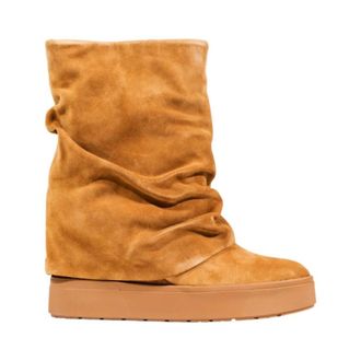 Guess Femme, Chaussures, Brun, Taille: 40 EU Bottines &agrave; Talons Aiguilles en Daim