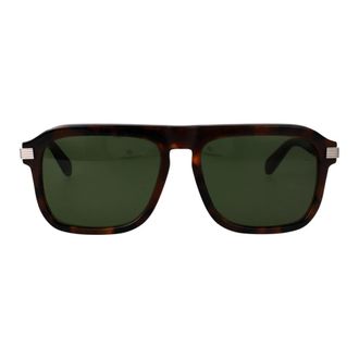 Ferragamo Aviator Sonnenbrille - - Accessories - Herren - Braun - 57 MM