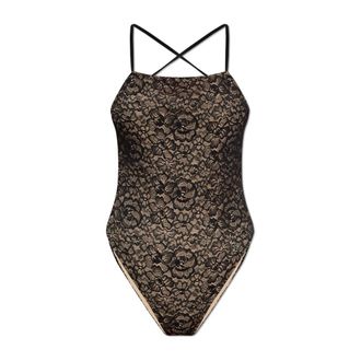 Dolce & Gabbana Badeanzug - - Swimwear - Damen - Schwarzk - XL