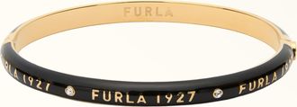 Furla 1927 Armreif Nero Schwarz Metall + Harz Damen