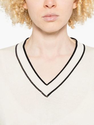 Fabiana Filippi Womens V-Neck Sweater Ss26 W