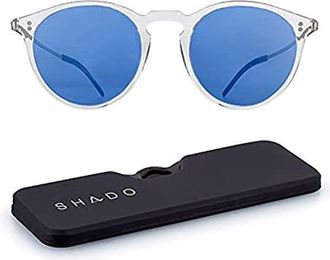 ThinOptics Shado Sunglasses Lunettes de soleil polaris&eacute;es avec protection UV int&eacute;grale Ultra-minces, l&eacute;g&egrave;res et compactes &Eacute;tui magn&eacute;tique inclus