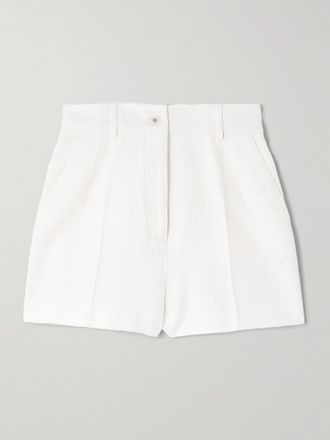 Dolce & Gabbana Short En Matelassé - Blanc
