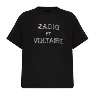 Zadig&Voltaire Tedda T-Shirt - - Tops - Damen - Schwarzk - 2XS/XS