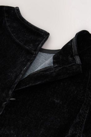 Next Jeanskleid N. Premium beflocktes Denim-T-Shirt-Minikleid (1-tlg)