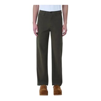 Dries Van Noten Homme, Pantalons, Vert, Taille: W32 Pickerbys Cotton Pants