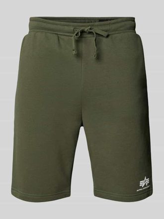 Alpha Industries Sweatshorts mit elastischem Bund und Tunnelzug