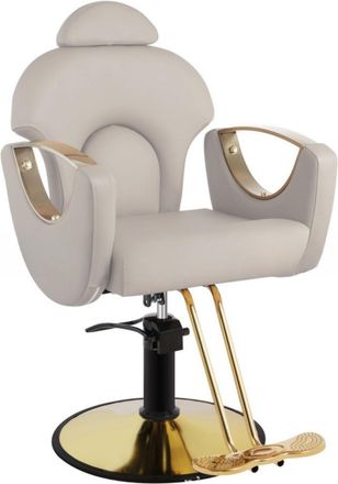 Generic Hydraulischer Friseurstuhl, 360&deg; Drehbar, H&ouml;henverstellbar, Salonstuhl f&uuml;r Friseure, Barbershops und Tattoo-Studios, Grau