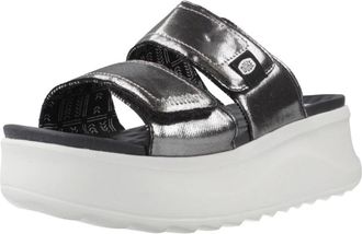 Hey Dude Femme, Chaussures, Gris, Taille: 37 EU Delray Slide Classic