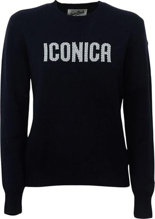 MC2 Saint Barth New Queen Crewneck - - Knitwear - Damen - Blau - XS